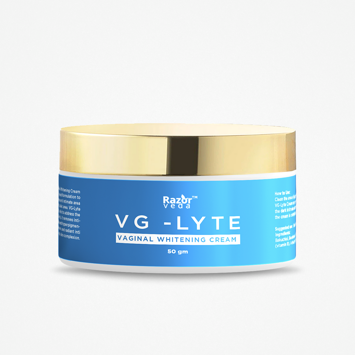 VG-Lyte Intimate & Vaginal Area Whitening Cream - Razorveda – RAZORVEDA